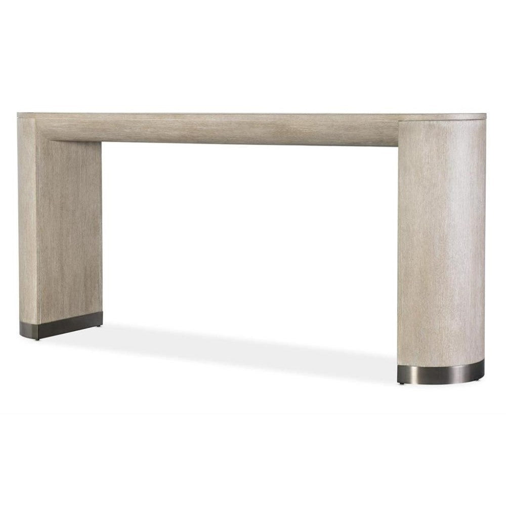 Modern Curved Console Table Light Alabaster Color 76 inch – SLATE CUSTOM