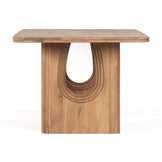 Modern Curved Layered Arched Legs Rectangle Dining Table Oak Wood with ...