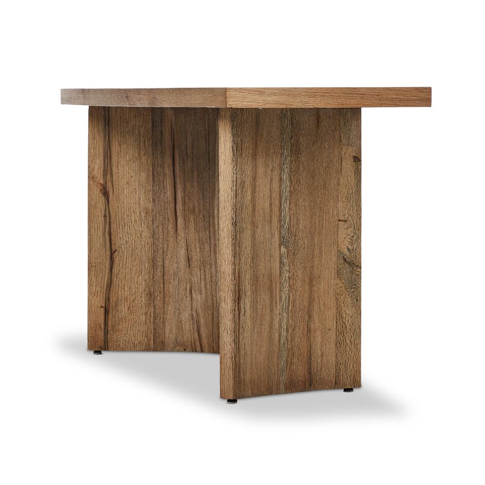 Modern Rustic Console Table Oak Wood Veneer 78 inch – SLATE CUSTOM