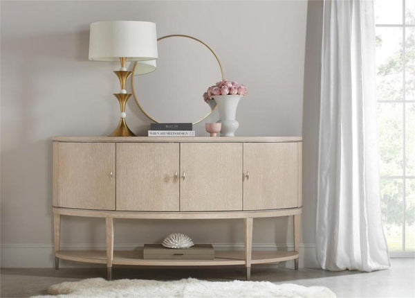 Nouveau Chic Curved Sideboard Buffet Sandstone Finish 74.5 inch – SLATE ...