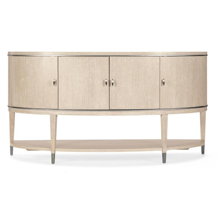 Nouveau Chic Curved Sideboard Buffet Sandstone Finish 74.5 inch – SLATE ...