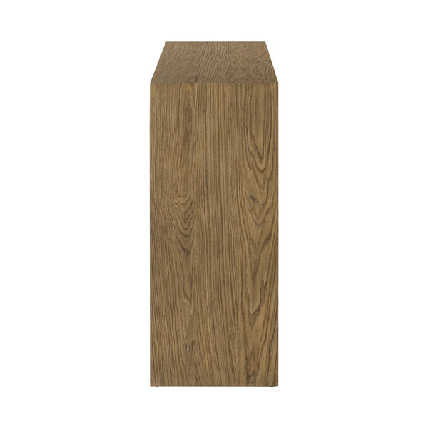 Reeded Console Table Harvest Oak Finish 56 inch – SLATE CUSTOM