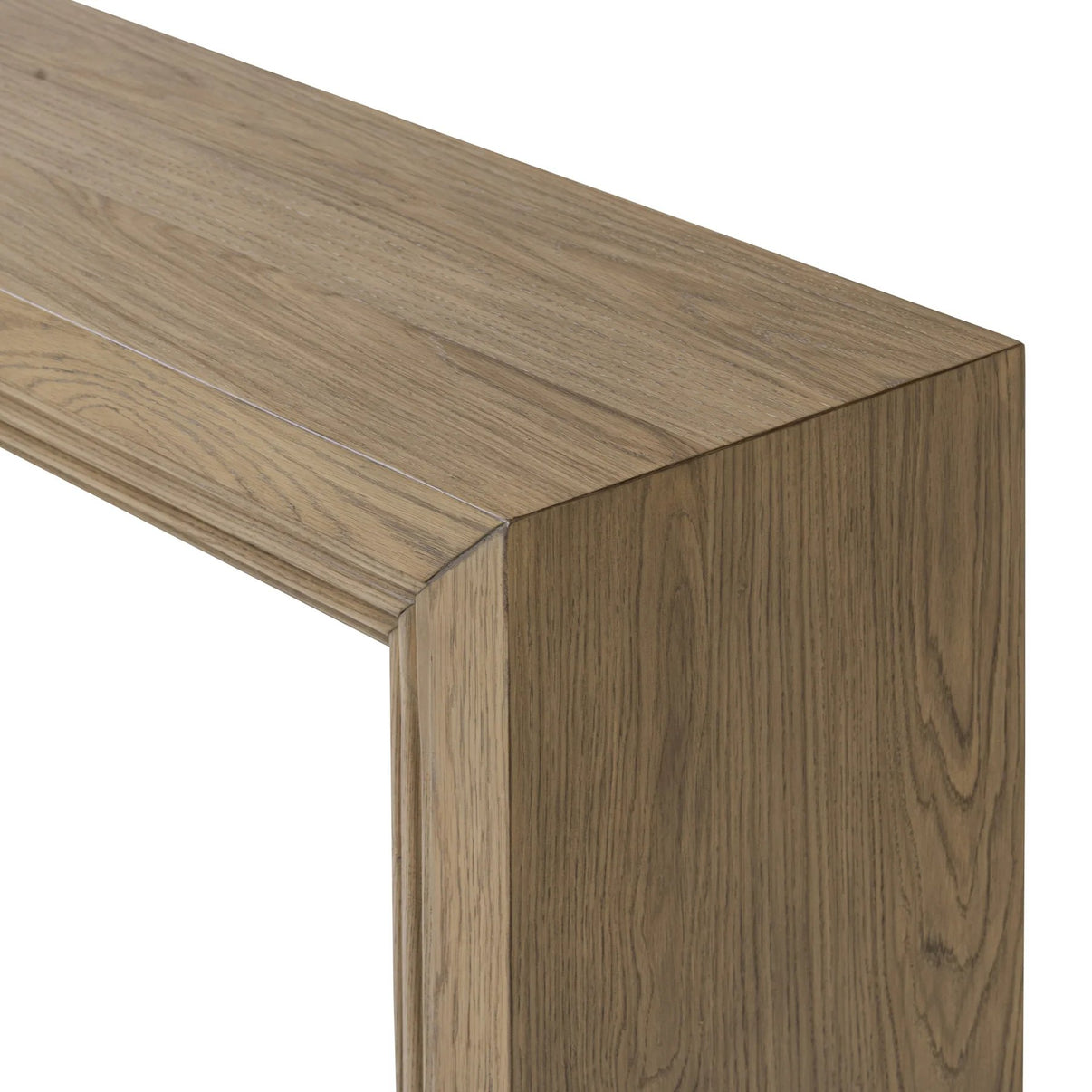 Reeded Console Table Harvest Oak Finish 56 inch – SLATE CUSTOM