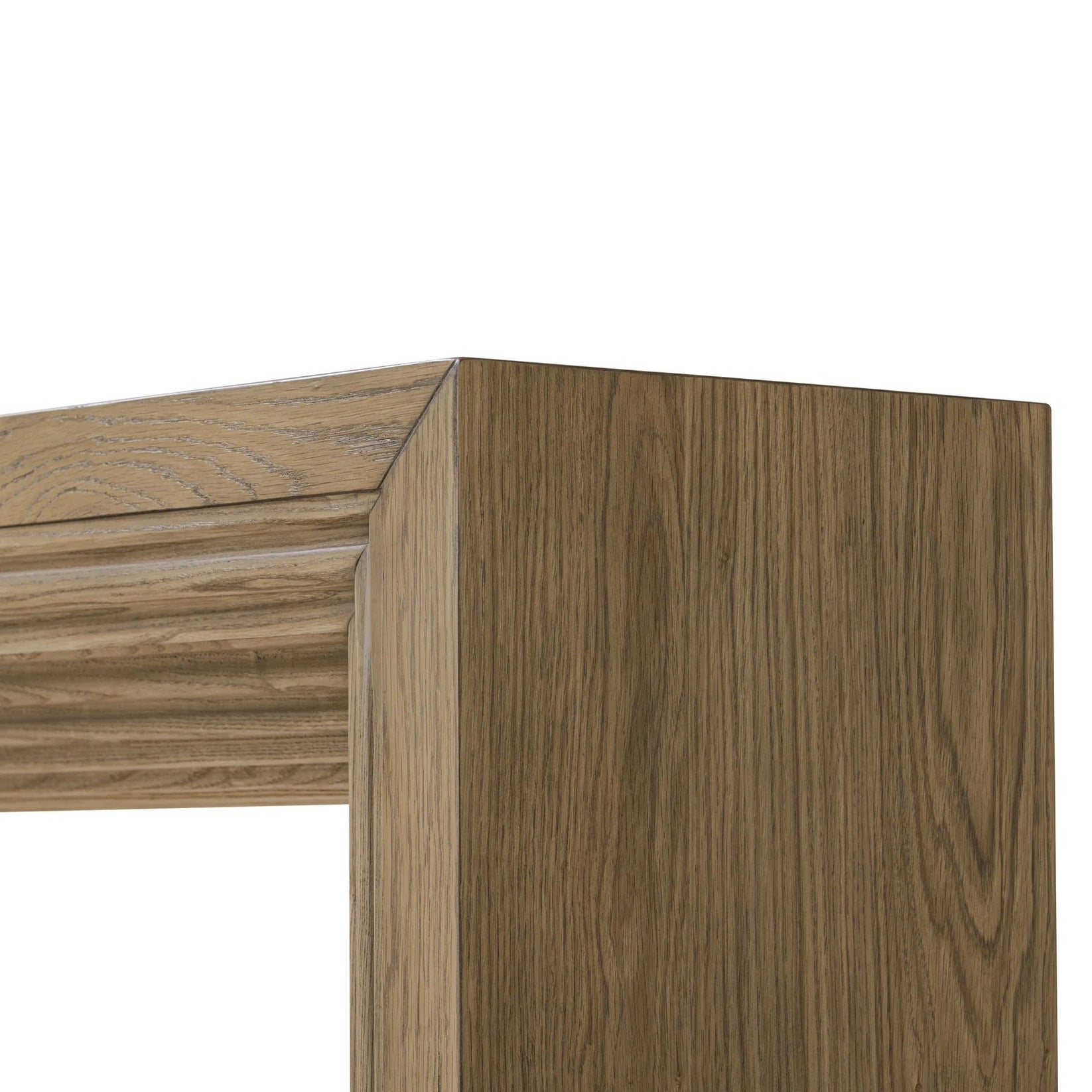 Reeded Console Table Harvest Oak Finish 56 inch – SLATE CUSTOM