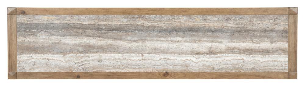 Rustic Light Brown Carved Wood Door Sideboard Buffet Honed Gray Traver ...