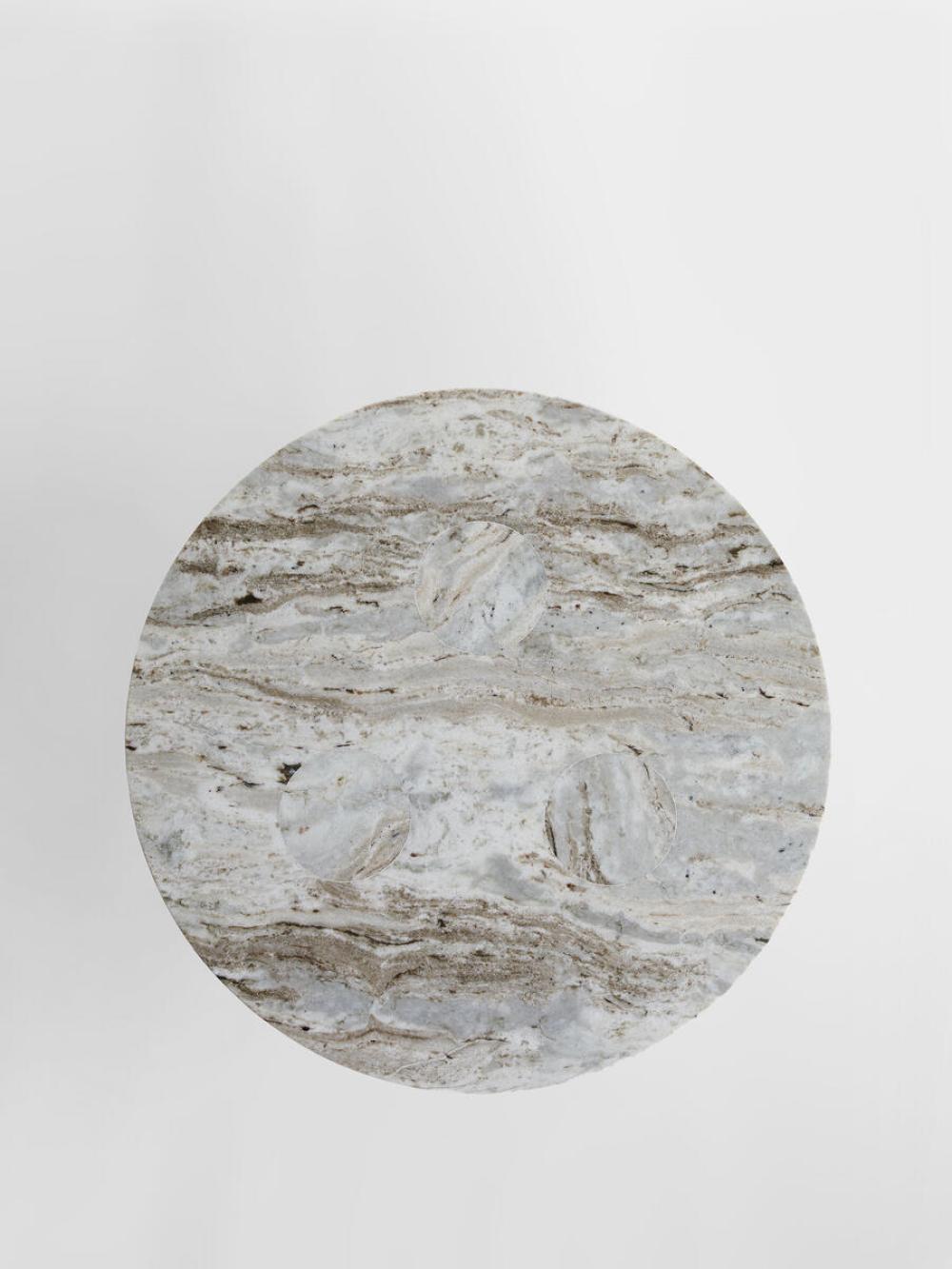 Terra Bianca Marble Three Leg Round Coffee Table 35 inch – SLATE CUSTOM