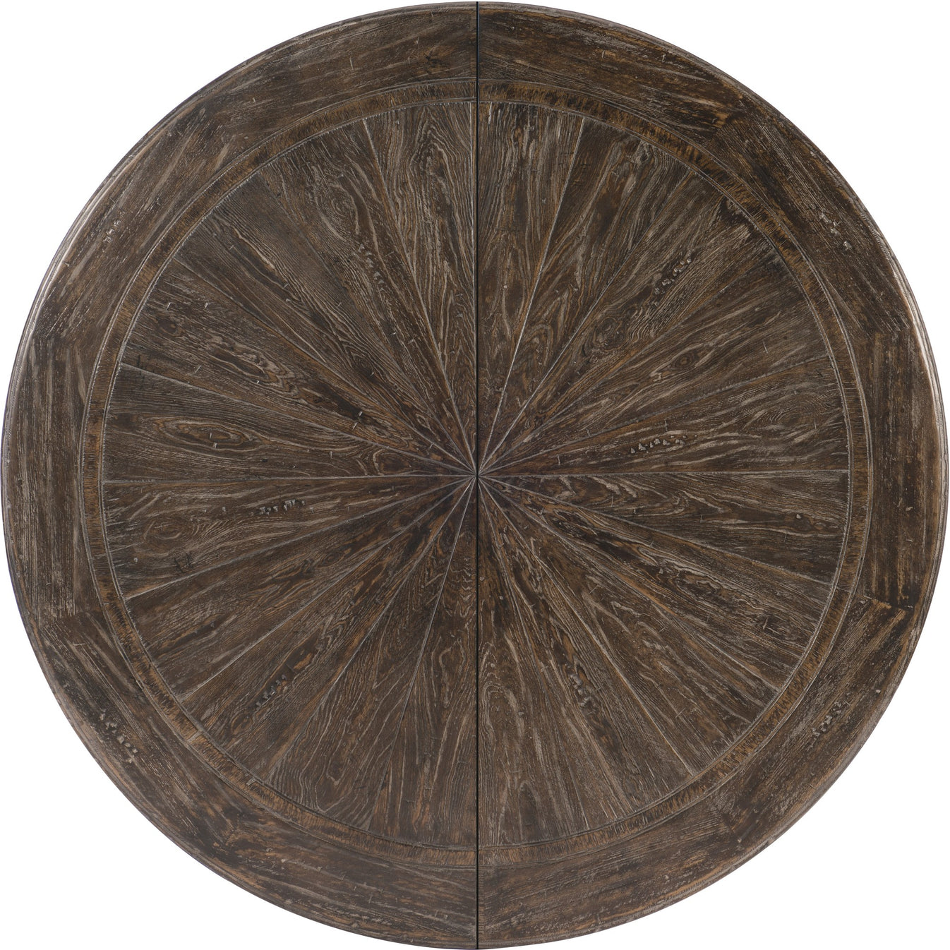 Traditional Brown Round Dining Table Twist Pedestal Extendable 54 inch ...