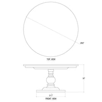 Traditional Round Dining Pedestal Table Solid Mahogany Wood in Brown S ...