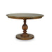 Traditional Round Pedestal Dining Table Solid Mahogany Wood in Brown S ...