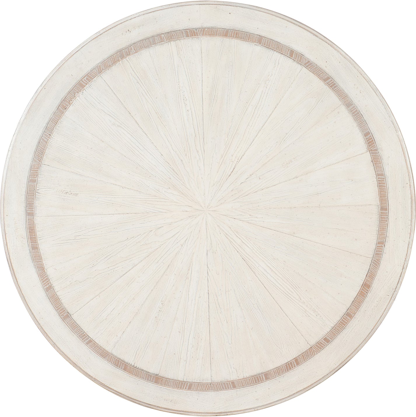 Traditional White Round Dining Table Twist Pedestal Extendable 54 inch ...
