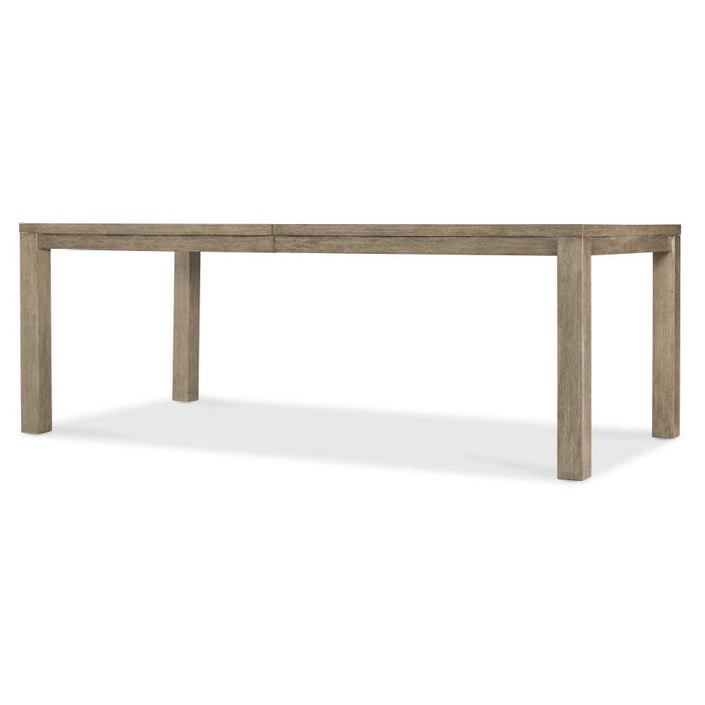 Transitional Rectangle Extension Dining Table with One 18" Leaf to 84 ...